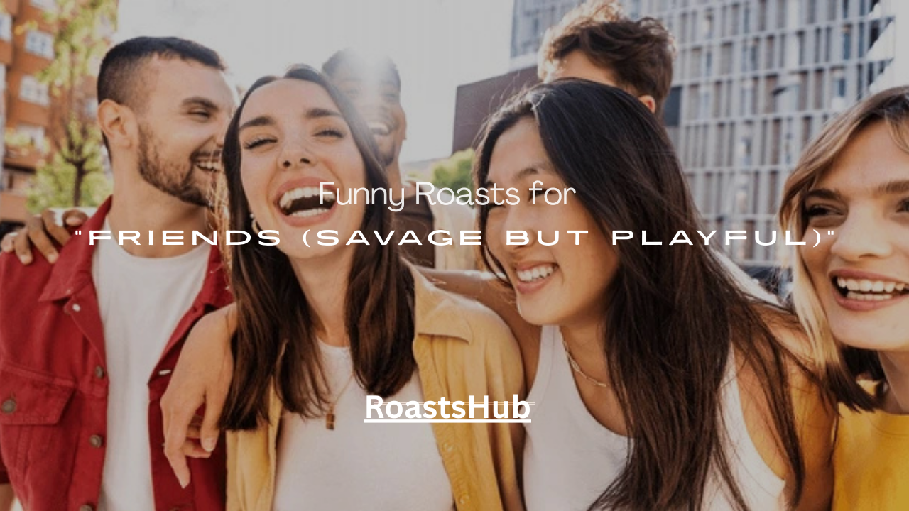 120+ Best Funny Roasts for Friends (Savage but Playful)